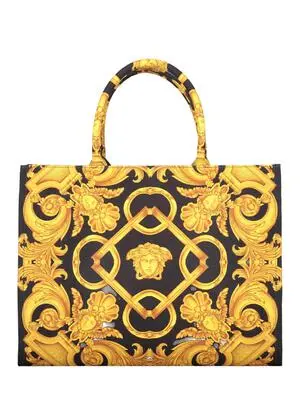 Versace Medusa Barocco Top Handle Bag - Black