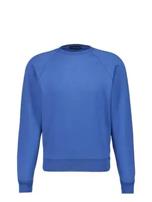 TOM FORD Long-sleeved Crewneck Sweatshirt - Blue