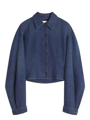 LANVIN Cotton Denim Jacket - Blue