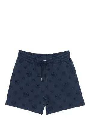 Casablanca Monogram Drawstring Shorts - Blue