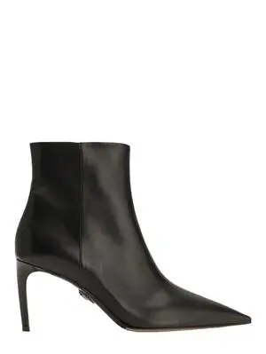 Dolce & Gabbana 75mm Pointed-toe Ankle Boots - Black