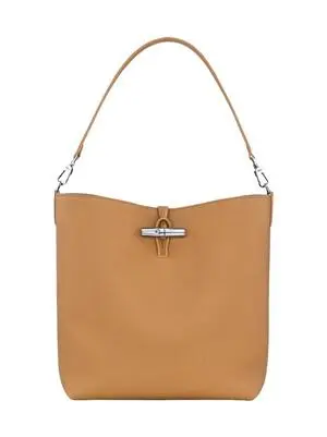 Longchamp Le Roseau Medium Shoulder Bag - Walnut