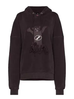 We11Done Teddy Bear Graphic Hoodie - Black