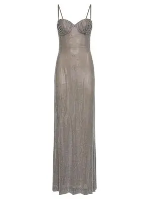 Giuseppe Di Morabito Embellished Long Dress - Gray