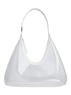 By Far Amber Transparent Shoulder Bag - White