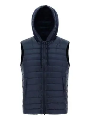 Herno Hooded Quilted Down Gilet - Black
