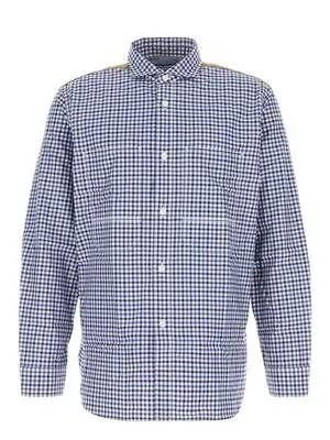 Junya Watanabe Back Checked Shirt - Gray