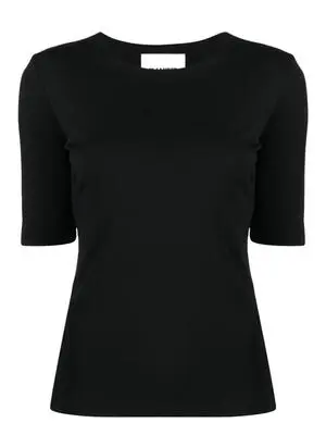JIL SANDER Crewneck Short-sleeved T-shirt - Black