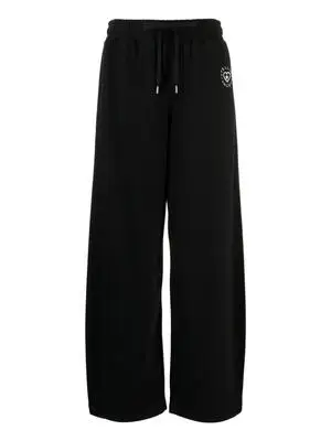 Stella McCartney Logo-patch Cotton Track Pants - Black