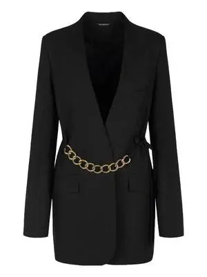 GIVENCHY Givenchy Belted Chain Blazer Jacket