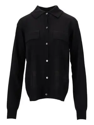 P.a.r.o.s.h P.A.R.O.S.H. Buttoned Collared Cardigan Black