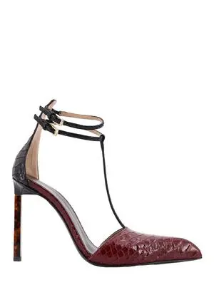 TOM FORD T-strap Pointed Toe Pumps - Multicolor