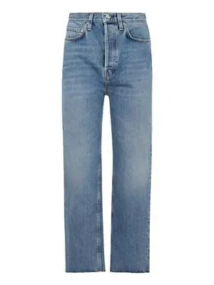 TOTÊME Toteme Logo Patch Straight Leg Jeans