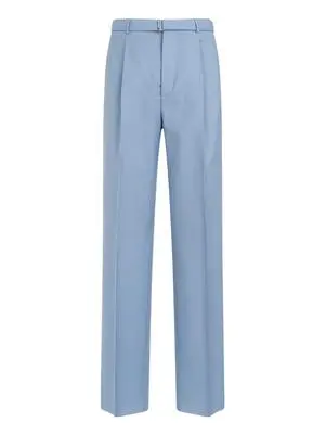 LANVIN Wide-leg Tailored Trousers - Blue