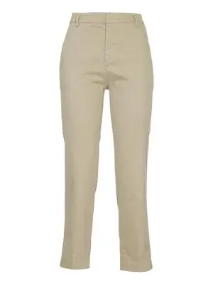 DONDUP Belt-loop Casual Trousers - Nude