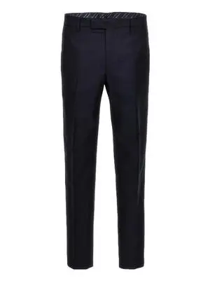 Etro Patterned Tailored Trousers - Black
