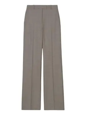 THE FRANKIE SHOP Tailored Wide Leg Trousers - Gray