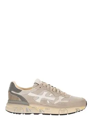 Premiata Premiata Mick 0.1 Lace-Up Sneakers Nude