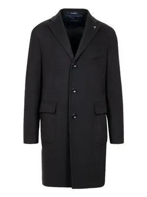 Tagliatore Single-breasted Coat - Black