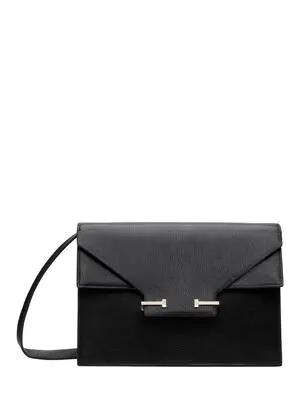 TOM FORD Leather Shoulder Bag - Black