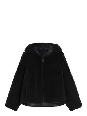 MAX MARA Max Mara Cashmere Sheepskin Hooded Jacket