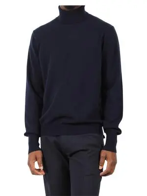 DRUMOHR Cashmere Turtleneck Sweater - Blue