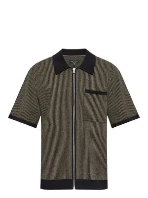 RAG  BONE Striped Shirt - Black