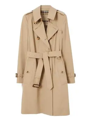 BURBERRY Burberry Double-Breasted Belted Trench Coat