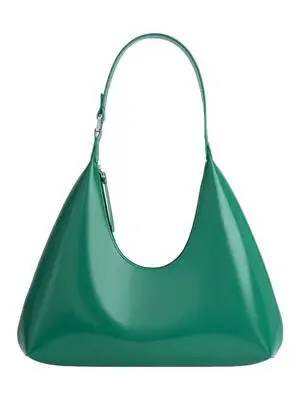 By Far Amber Leather Shoulder Bag - Green