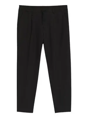 Hugo Boss Drawstring Tapered Fit Trousers - Black
