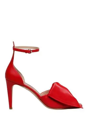 Red Valentino Valentino Bow Detail Strap Sandals - Red