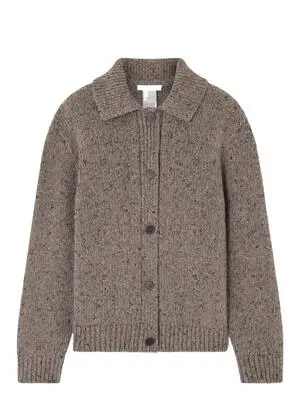 THE ROW Mauri Button-up Cardigan - Taupe