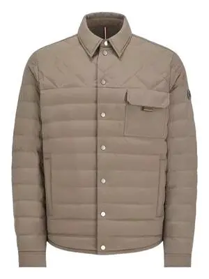 Moncler Padded Down Shacket - Forest Green