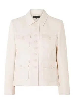 NILI LOTAN Nili Lotan Jamison Button-Down Jacket White