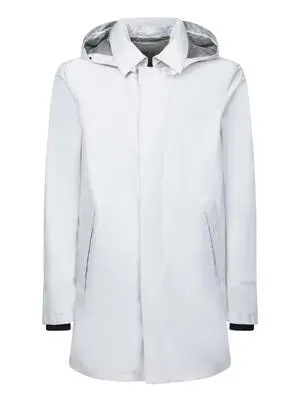 Herno Long-sleeved Hooded Coat - Grey