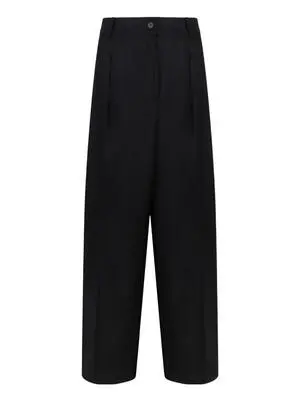 P.a.r.o.s.h Straight-leg Tailored Trousers - Black