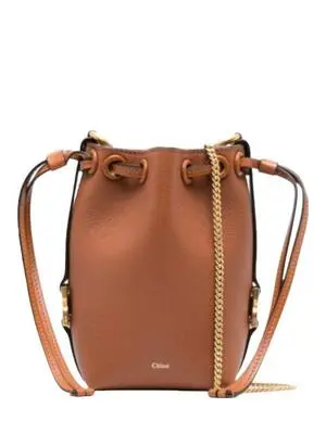Chloé Marcie Micro Bucket Bag - Brown