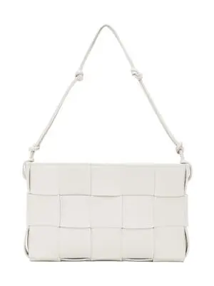 BOTTEGA VENETA Bottega Veneta Cassette Knitted Detail Shoulder Bag