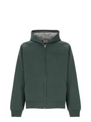 AUTRY Zip-up Hoodie With Kangaroo Pocket - Black