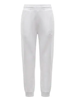 Moncler Logo Sweatpants - Optical White