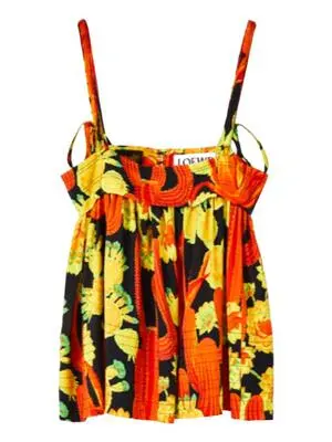 LOEWE Loewe Viscose Cactus Print Sling Vest
