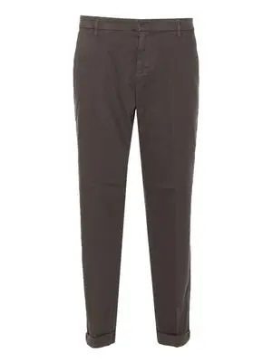 DONDUP Logo Casual Trousers - Black