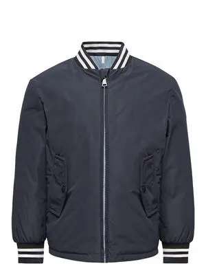 Moncler Cemal Reversible Down Bomber Jacket - Navy Blue