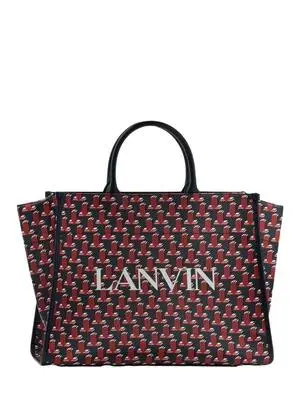 LANVIN Monogram-print Tote Bag - Black