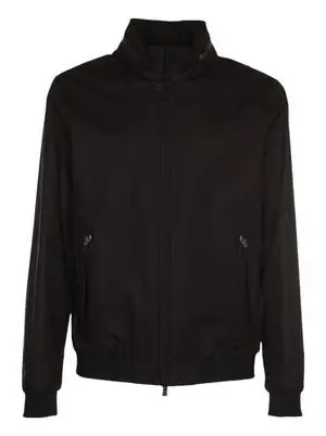 Herno Zip-front High-neck Jacket - Black