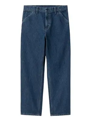 Carhartt Belt Ring Denim Trousers - Blue