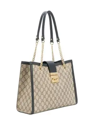 Gucci Padlock Gg Medium Shoulder Bag - Nude