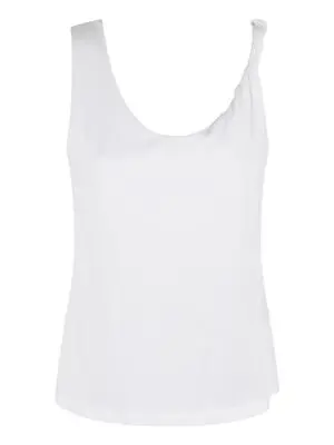 Federica Tosi Twist Strap Tank Top - Bianco