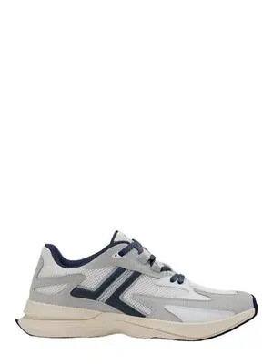 LANVIN Round Toe Low-top Sneakers - Gray