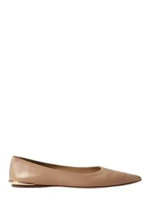Gabriela Hearst Pointed Toe Flat Ballerinas - Brown